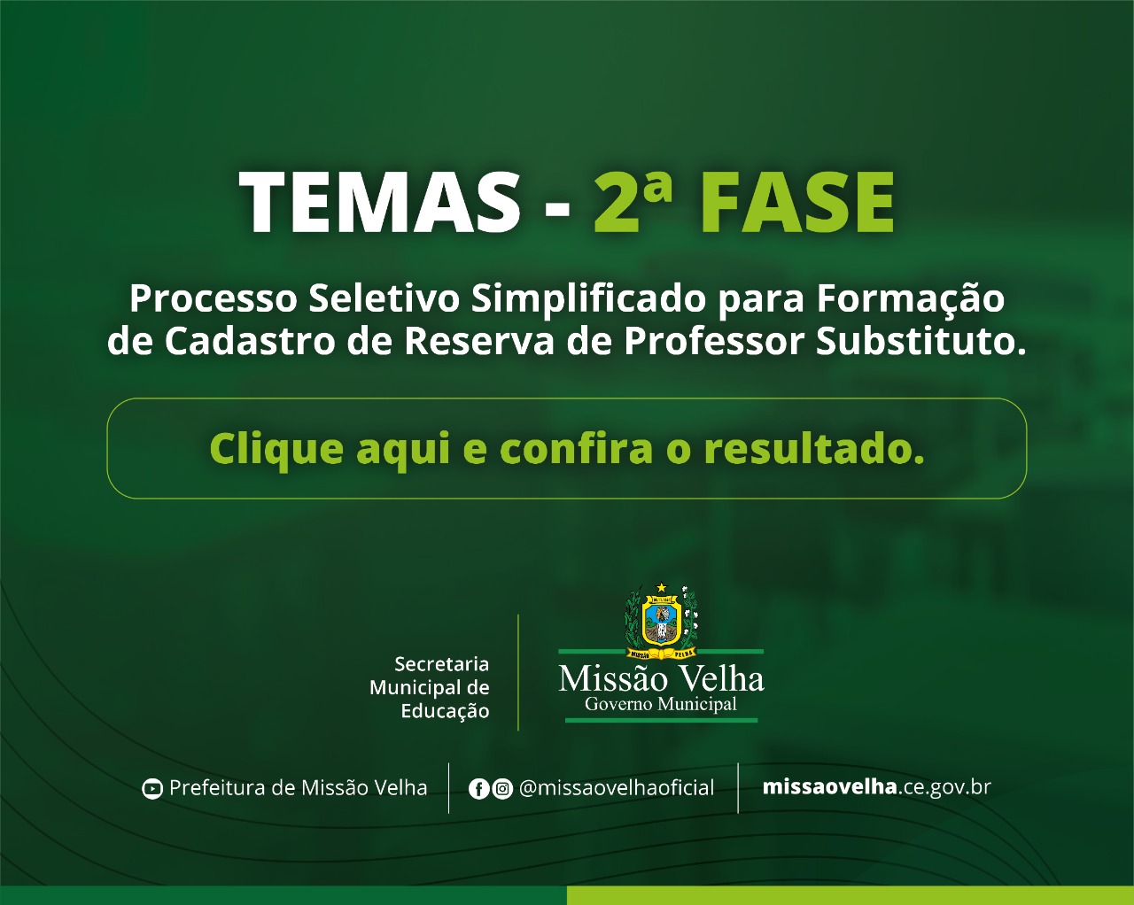 TEMAS 2ª FASE – SELEÇÃO DE PROFESSORES SUBSTITUTOS – 2021 – Prefeitura ...